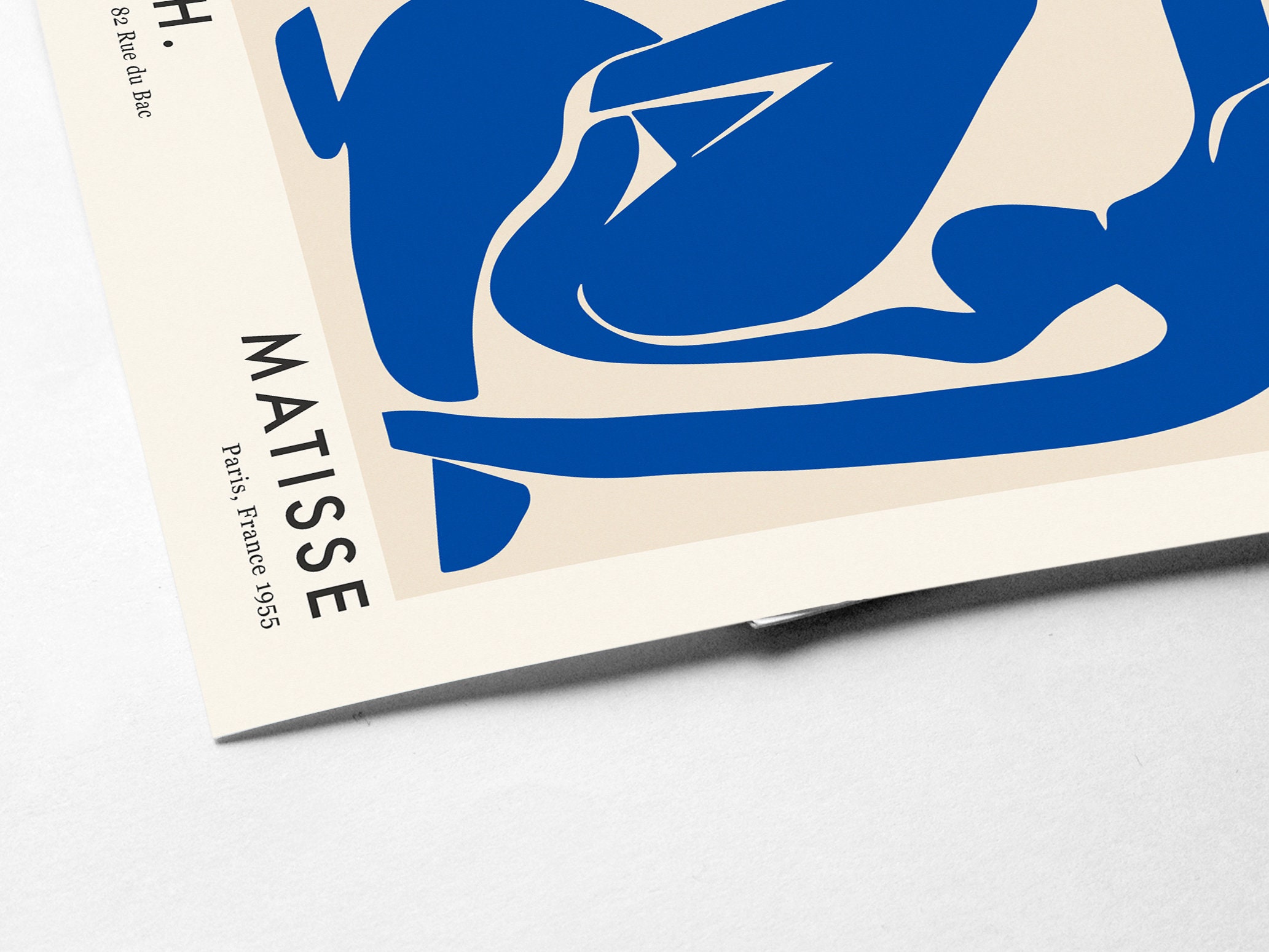 Henri Matisse Nu Bleu Print Matisse Exhibition Poster Blue - Etsy