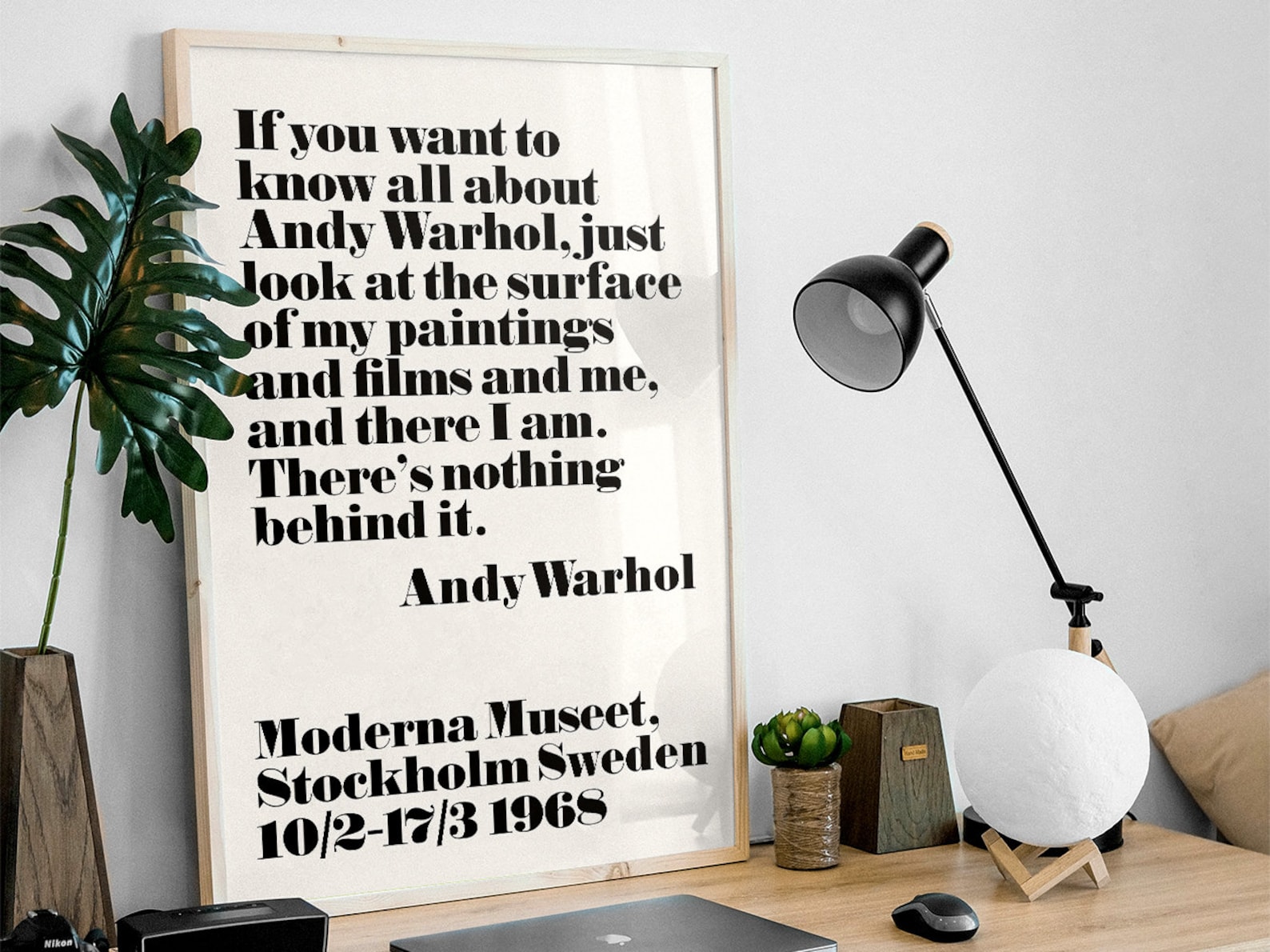 Know All About Andy Warhol Quote Poster Typography Print - Etsy