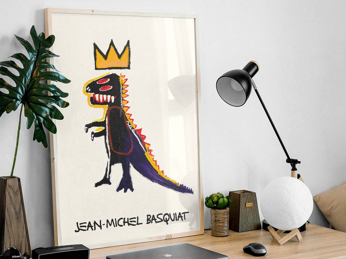 Jean Michel Basquiat Dinosaur