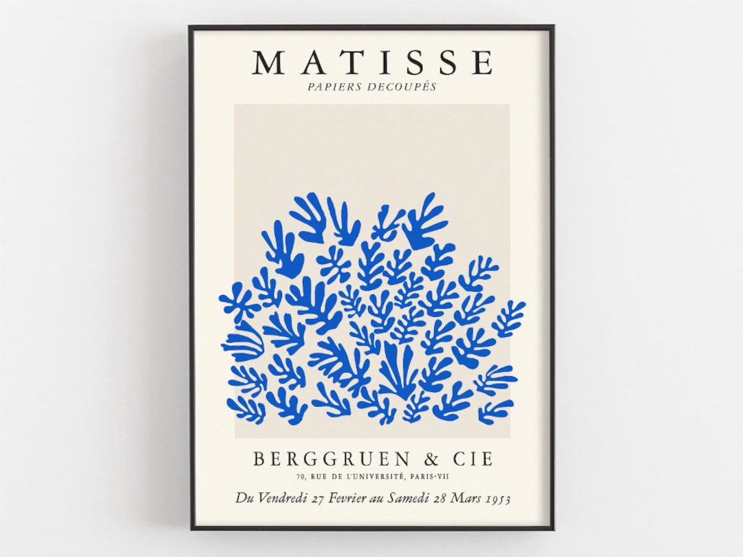 Henri Matisse the Sheaf, Papiers Découpés Exhibition Poster, Matisse La ...