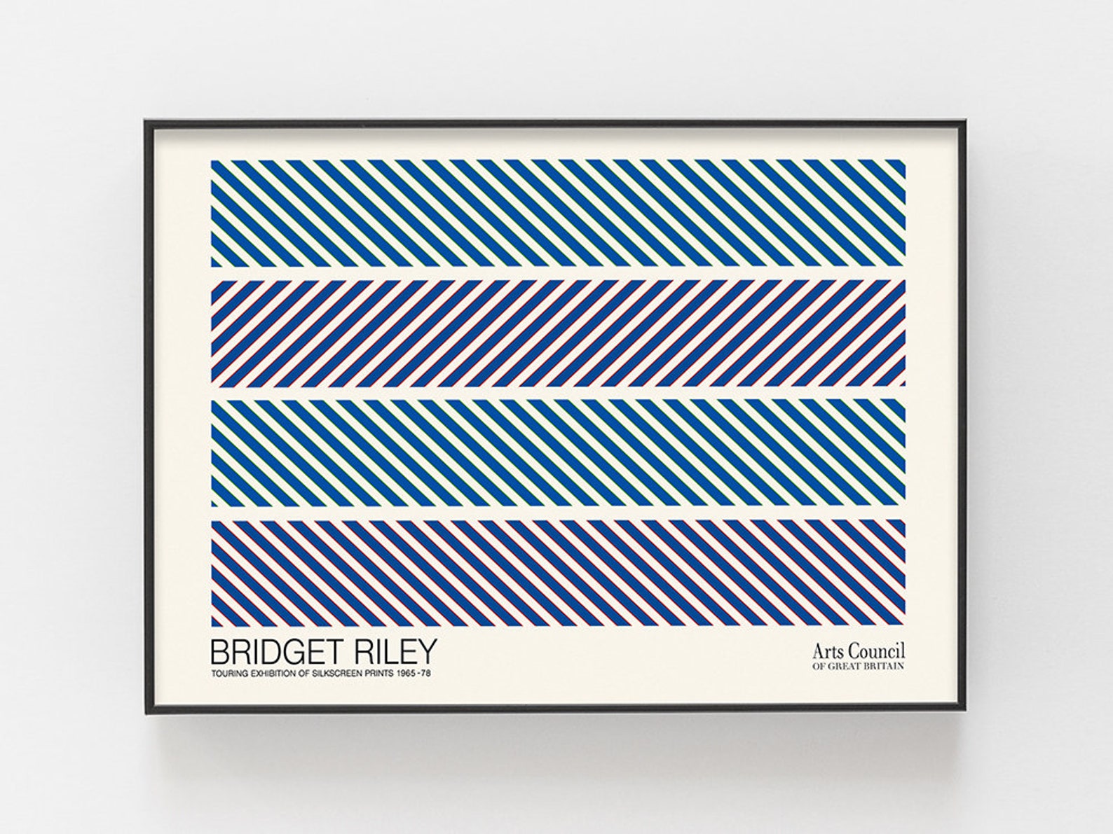 Bridget Riley Exhibition Poster Abstract Arrayed Colorful - Etsy