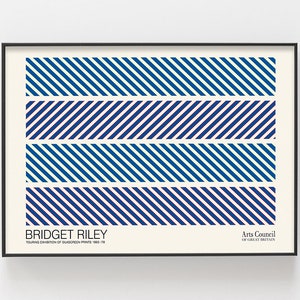 Bridget Riley Exhibition Poster Abstract Arrayed Colorful - Etsy