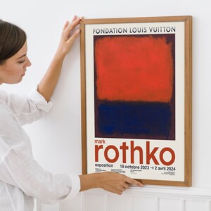 Mark Rothko Exhibition Poster, Color Field Museum Print, Abstract ...