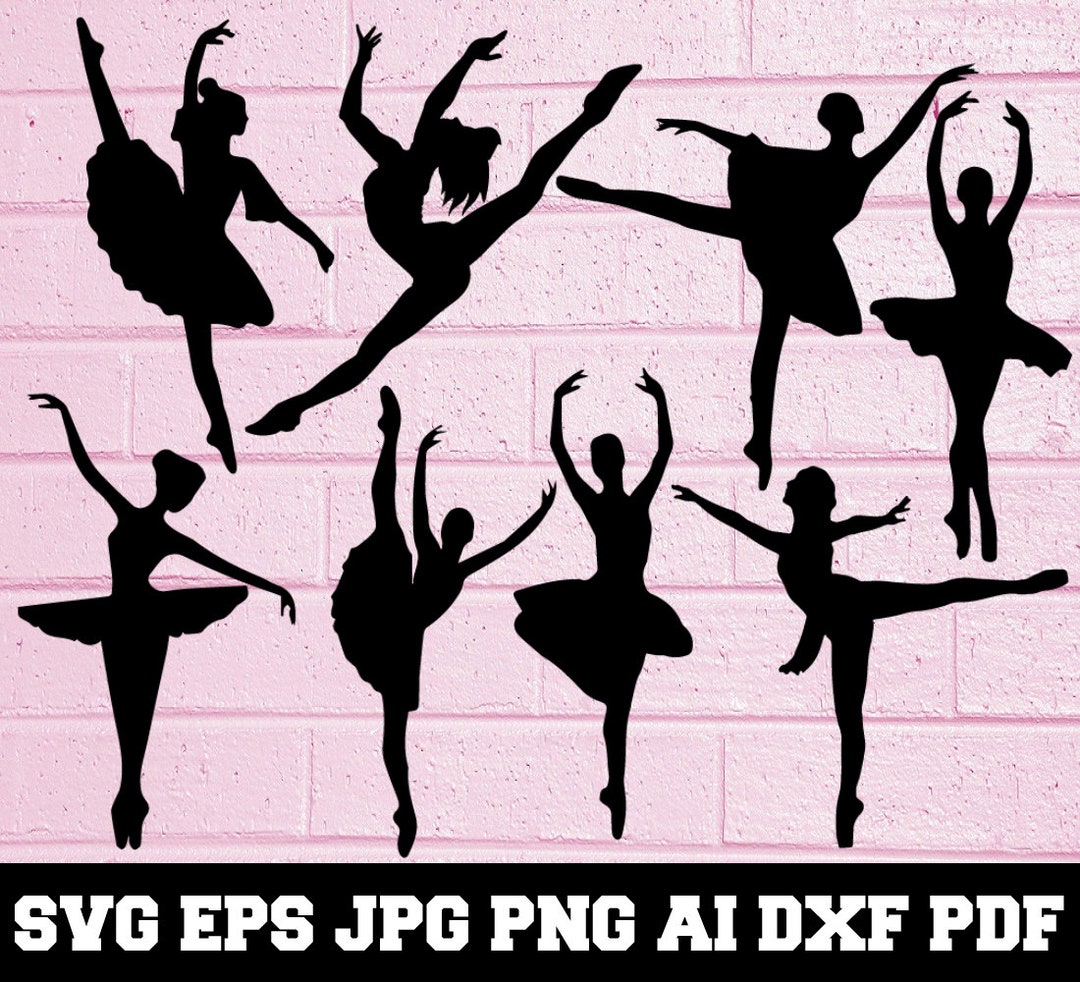 Ballerina SVG - Ballerina Silhouette - SVG Cut Files - Ballerina Bundle ...