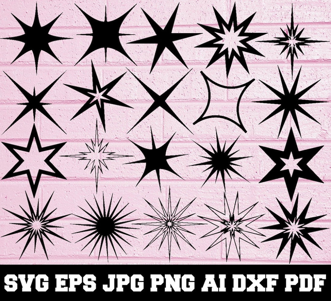 Sparkle SVG - Sparkle Silhouette - SVG Cut Files - Sparkle Bundle SVG ...