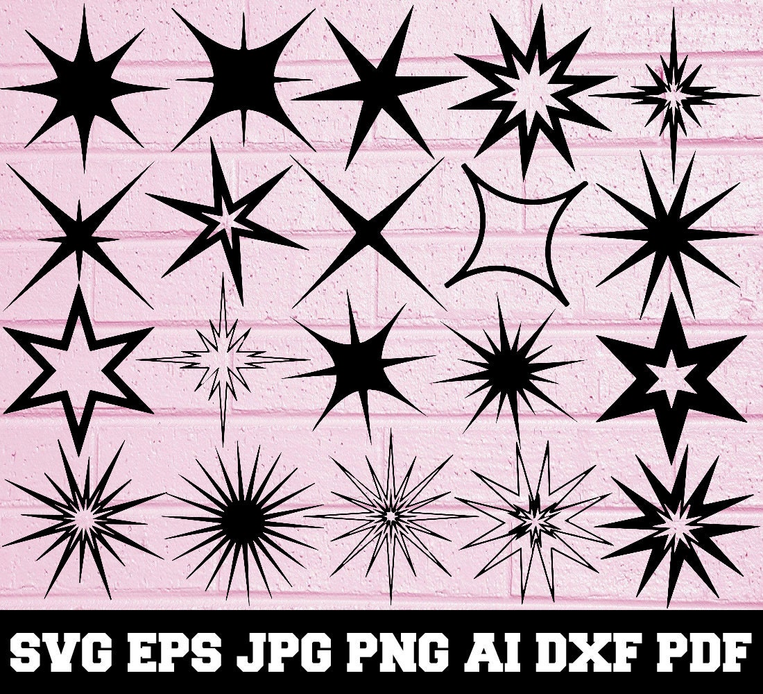 Sparkle SVG - Sparkle Silhouette - SVG Cut Files - Sparkle Bundle SVG ...