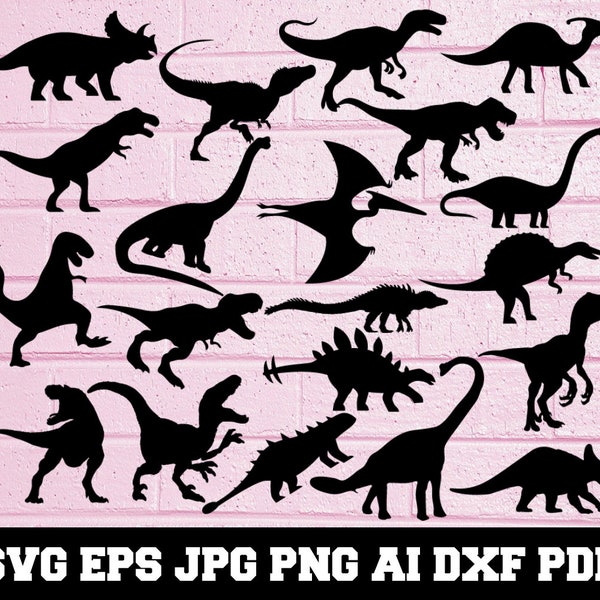 Dinosaur Dxf - Etsy