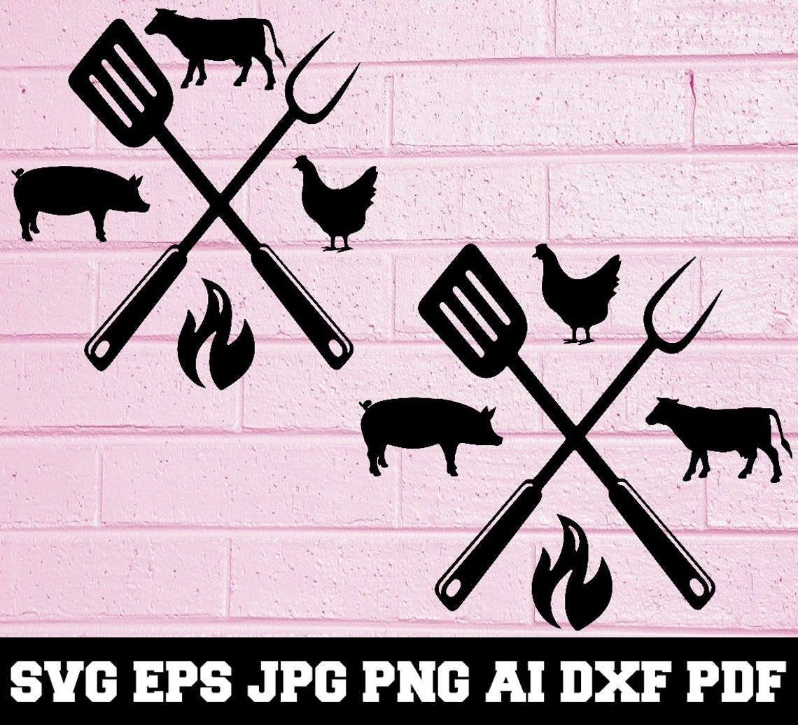 BBQ SVG Grilling SVG Grill Svg Barbecue Svg Barbecue - Etsy