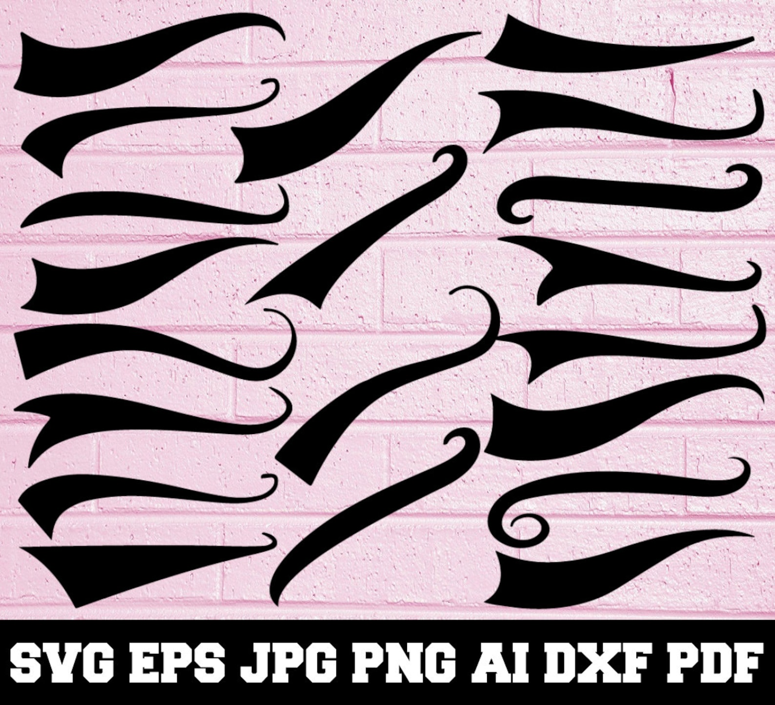 Swoosh SVG - Swoosh Silhouette - SVG Cut Files - Swoosh Bundle SVG ...