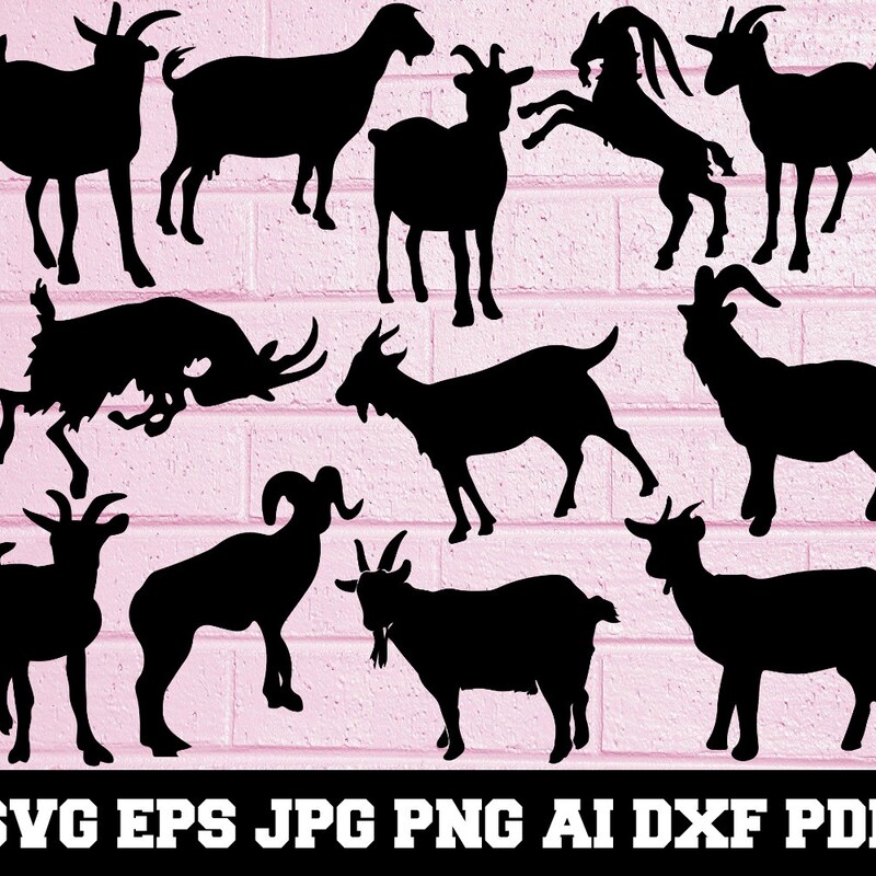 Goat Svg - Etsy