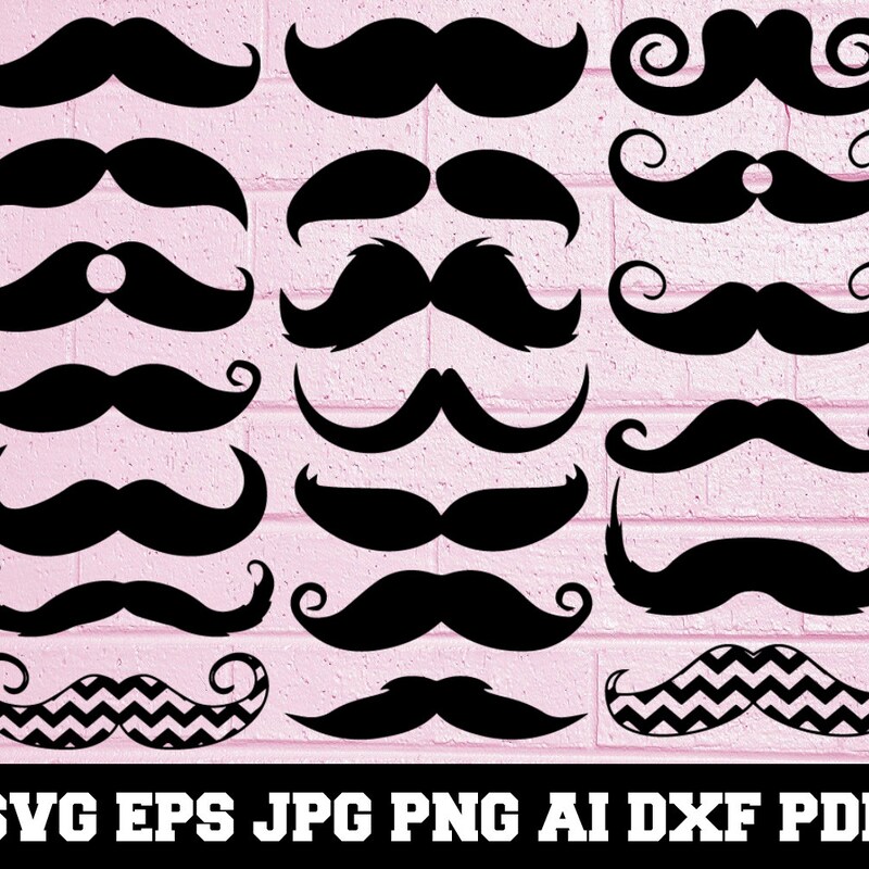 Mustache Decal - Etsy