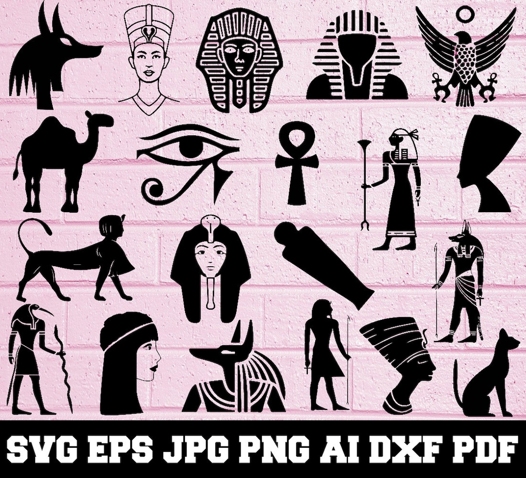 Egyptian SVG - Egypt Svg - Egypt Silhouette - SVG Cut Files - Egyptian ...