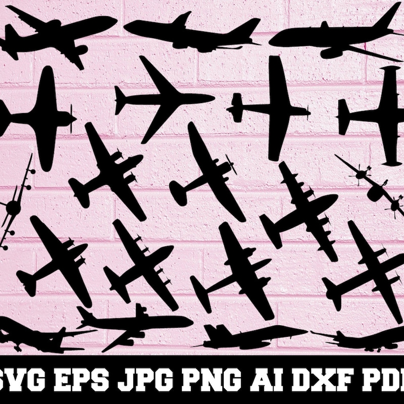 Plane Svg - Etsy