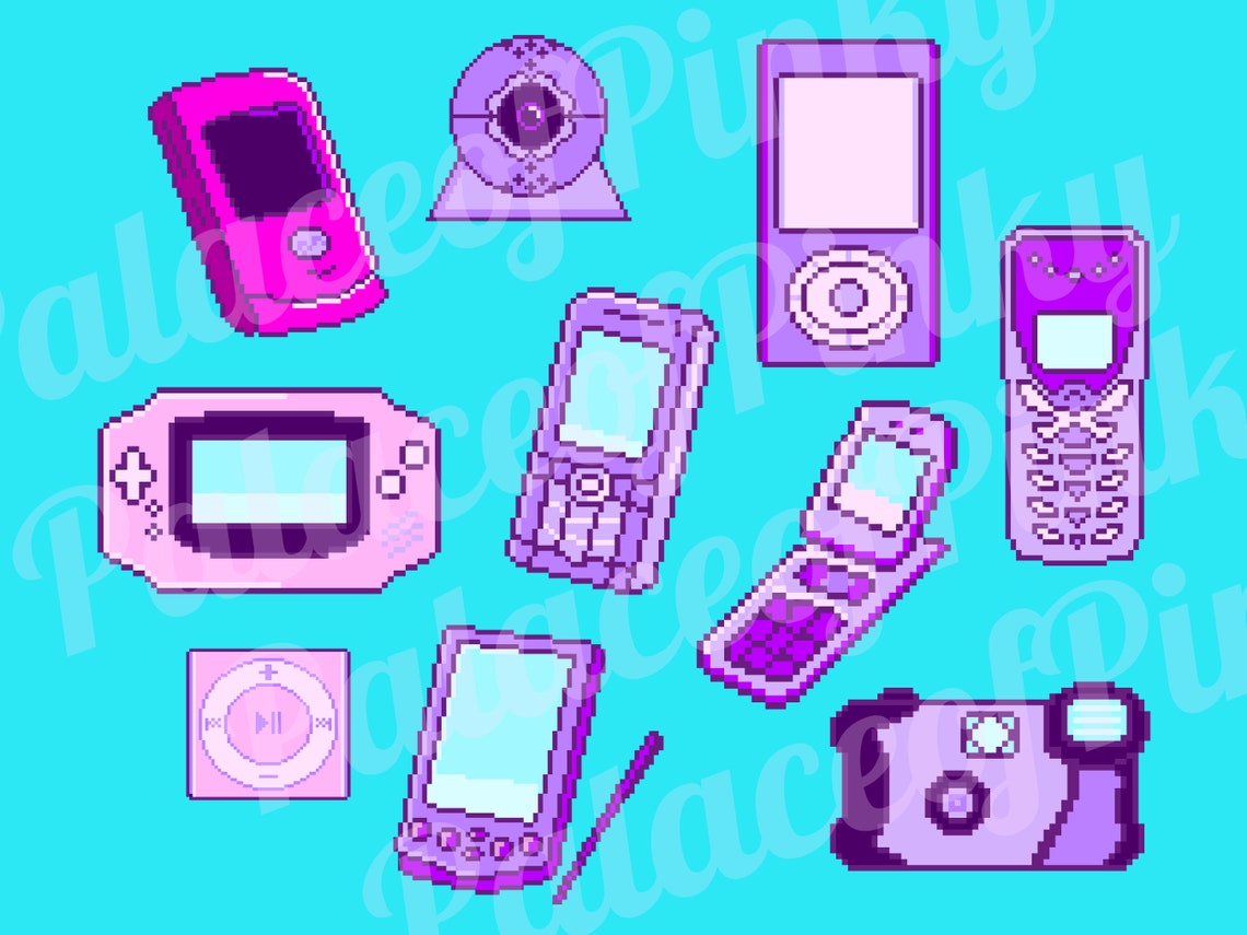 Tech Pixel Clip Art Bundle Images | Twitch Assets | Pop Culture ...