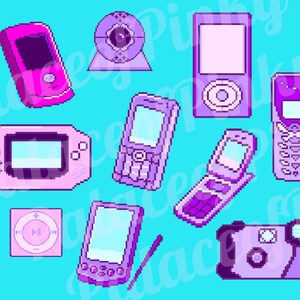 Tech Pixel Clip Art Bundle Images | Twitch Assets | Pop Culture ...