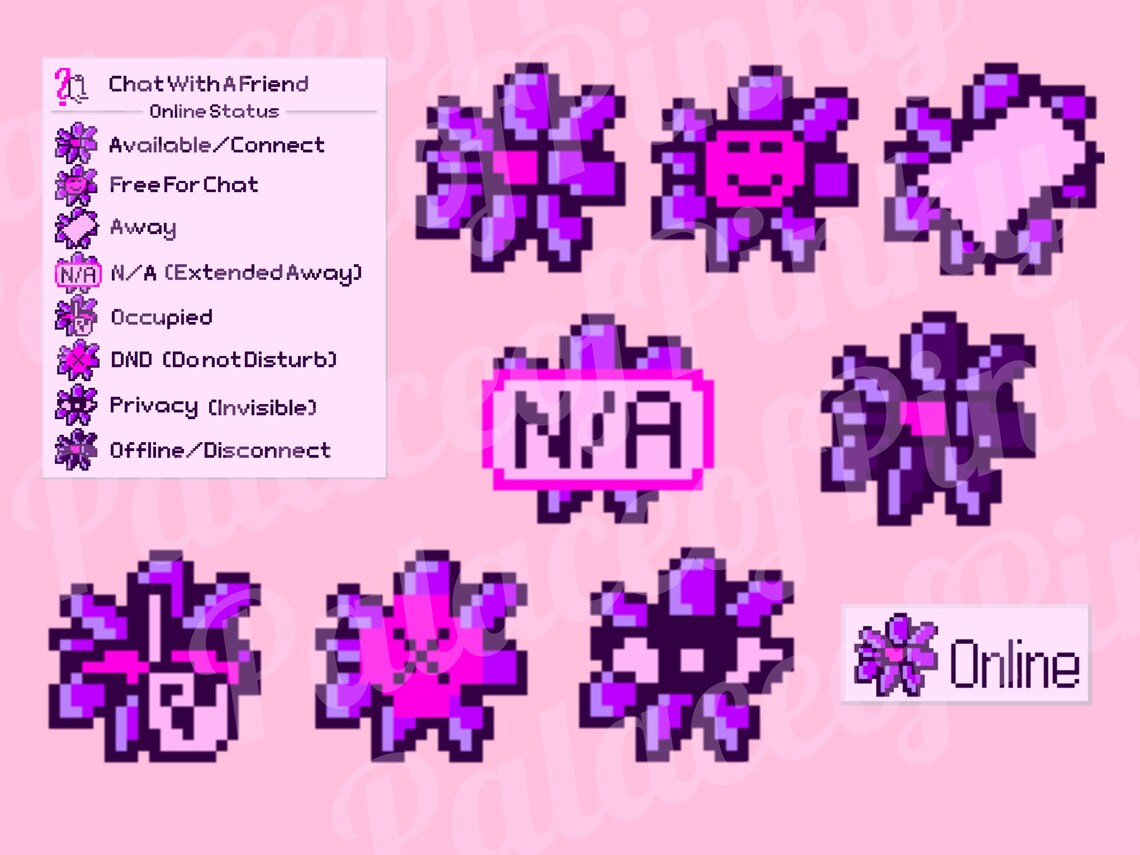 Retro ICQ Clip Art Bundle Images | Twitch Assets | Cute Clipart ...