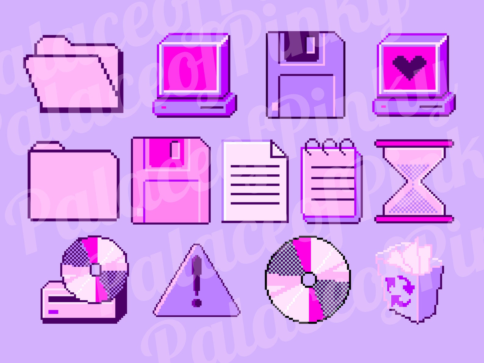 Retro Windows Icons Clip Art Images | Twitch Assets | Cute Clipart ...