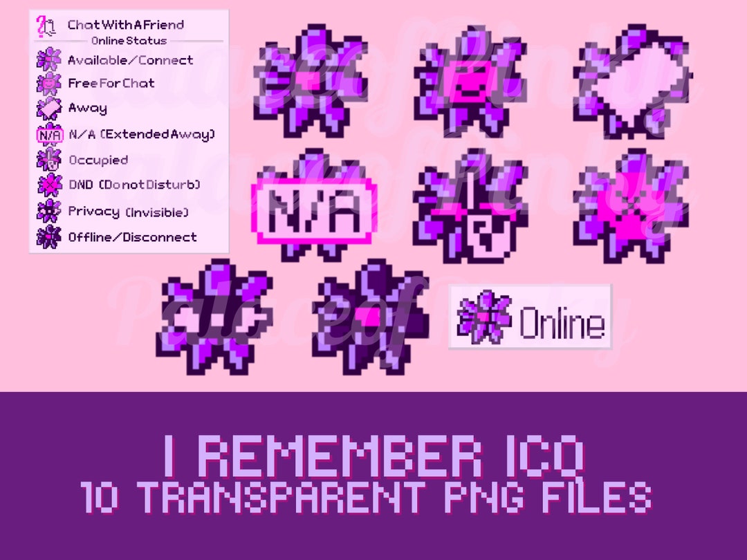 Retro ICQ Clip Art Bundle Images | Twitch Assets | Cute Clipart ...