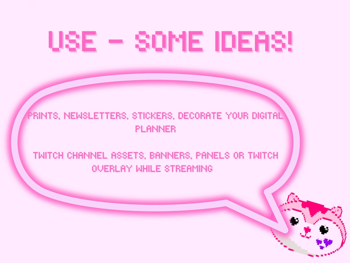 Pastel Goth Weapons Clip Art Bundle Images Twitch Assets - Etsy