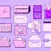 Retro Windows Icons Clip Art Bundle Images Twitch Assets Cute Clipart ...