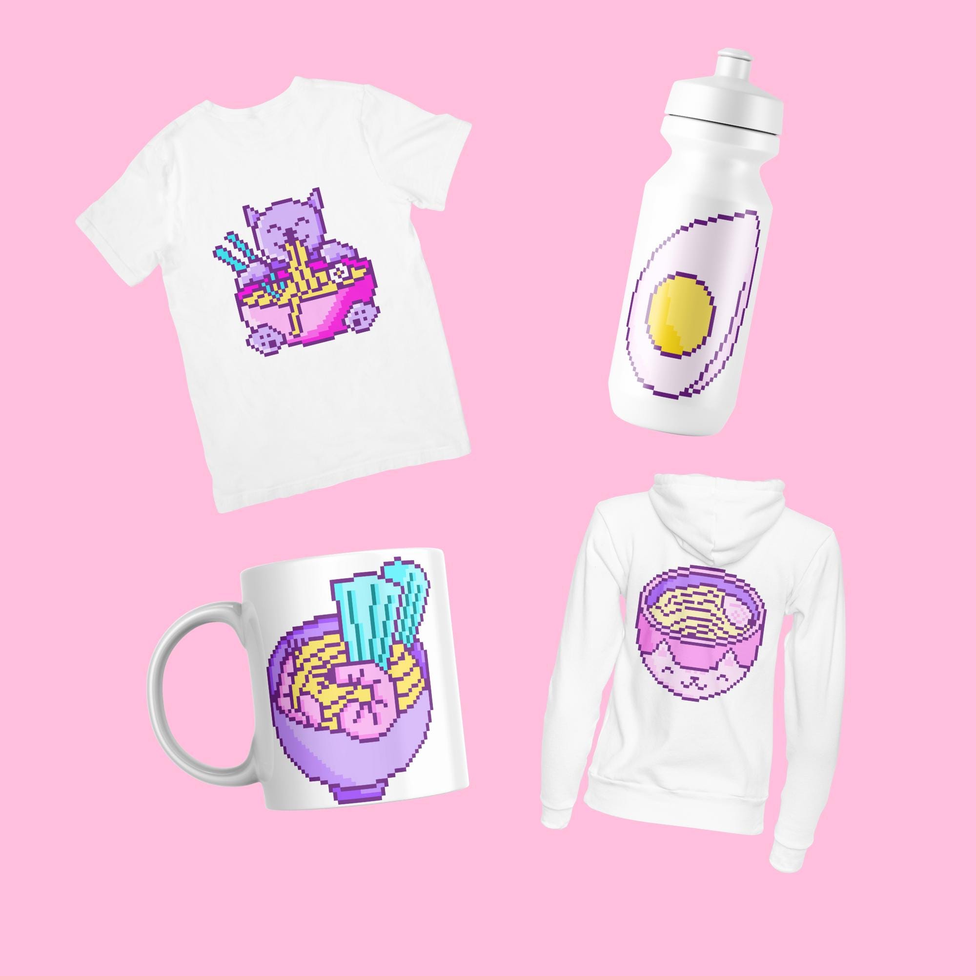 Pixel Art Ramen Icons | Cute Digital Download for Noodle Lover | Twitch ...
