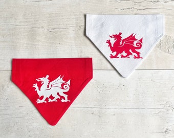Welsh Dragon Bandana - Etsy