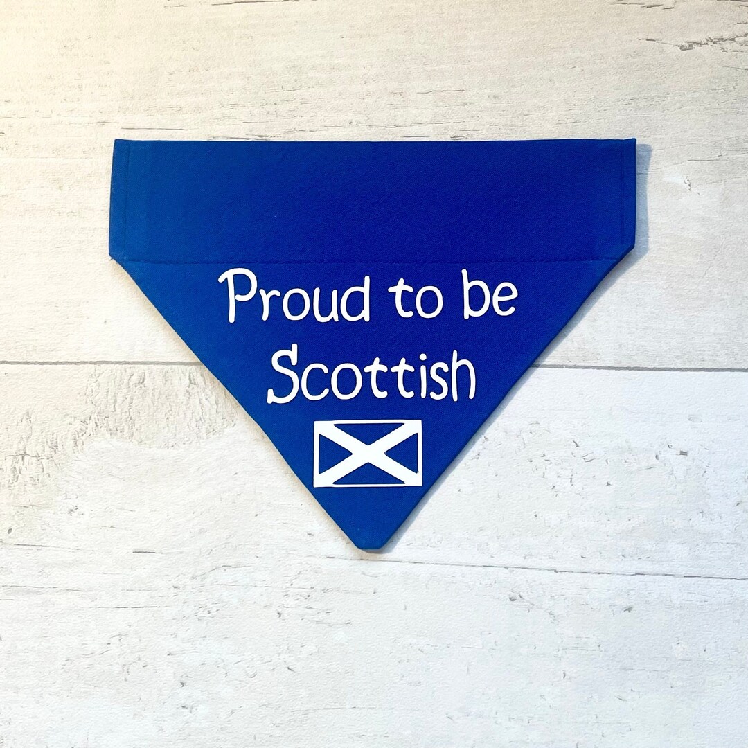 Proud to Be Scottish Bandana for Dogs - Etsy UK