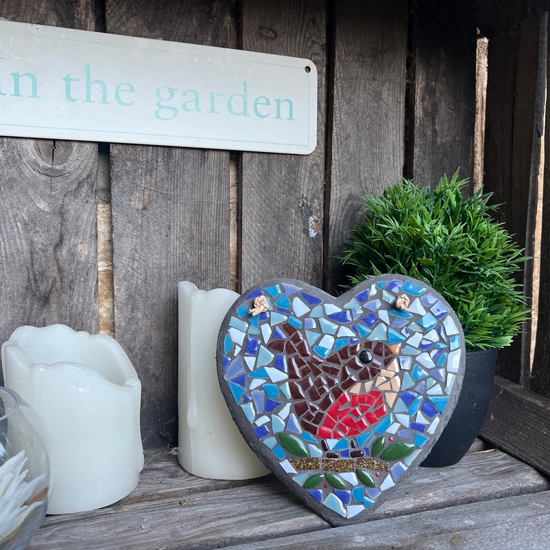 Blue Bird Mosaic Art Kit - Etsy UK