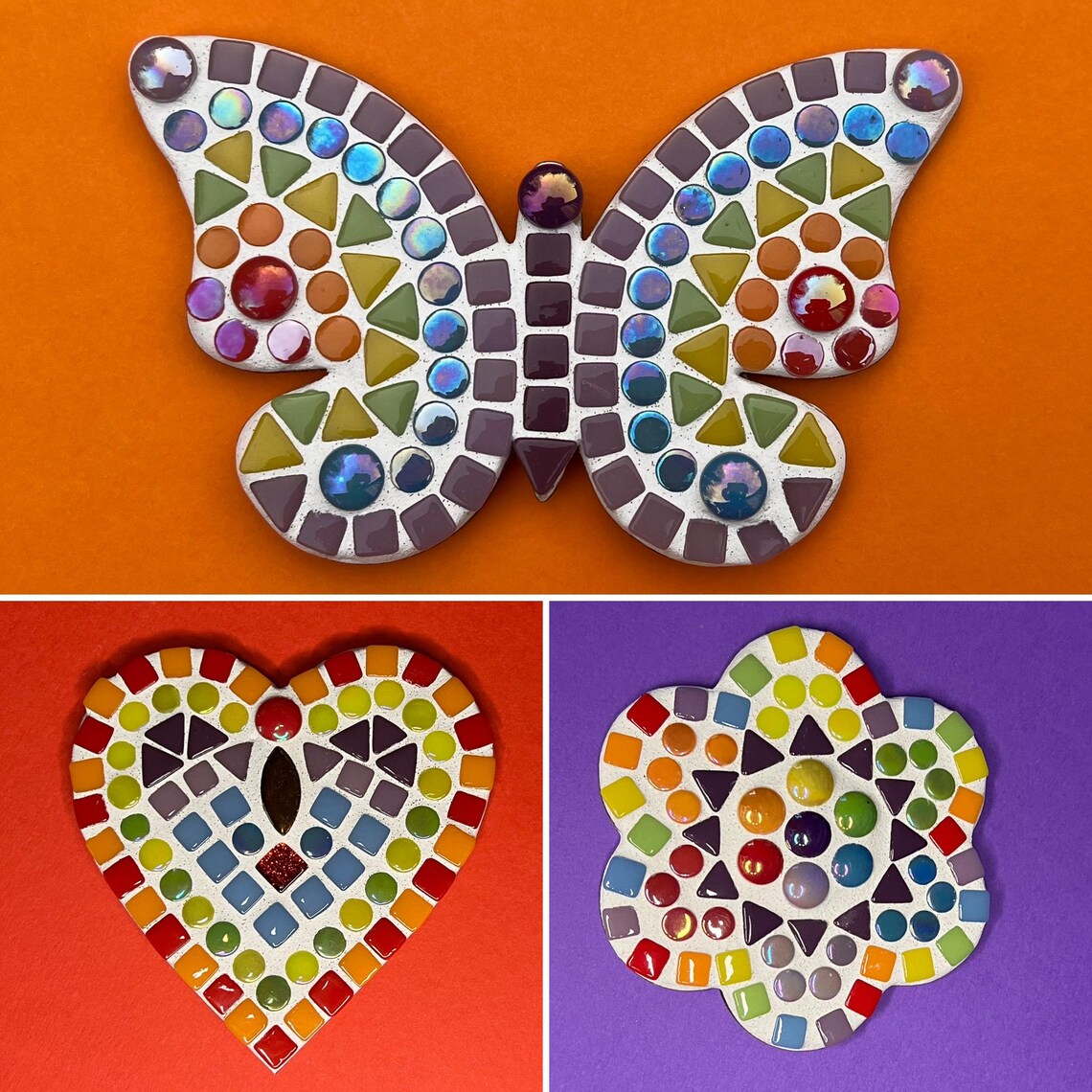 Children's Bohemian Mosaic Craft Set - Etsy