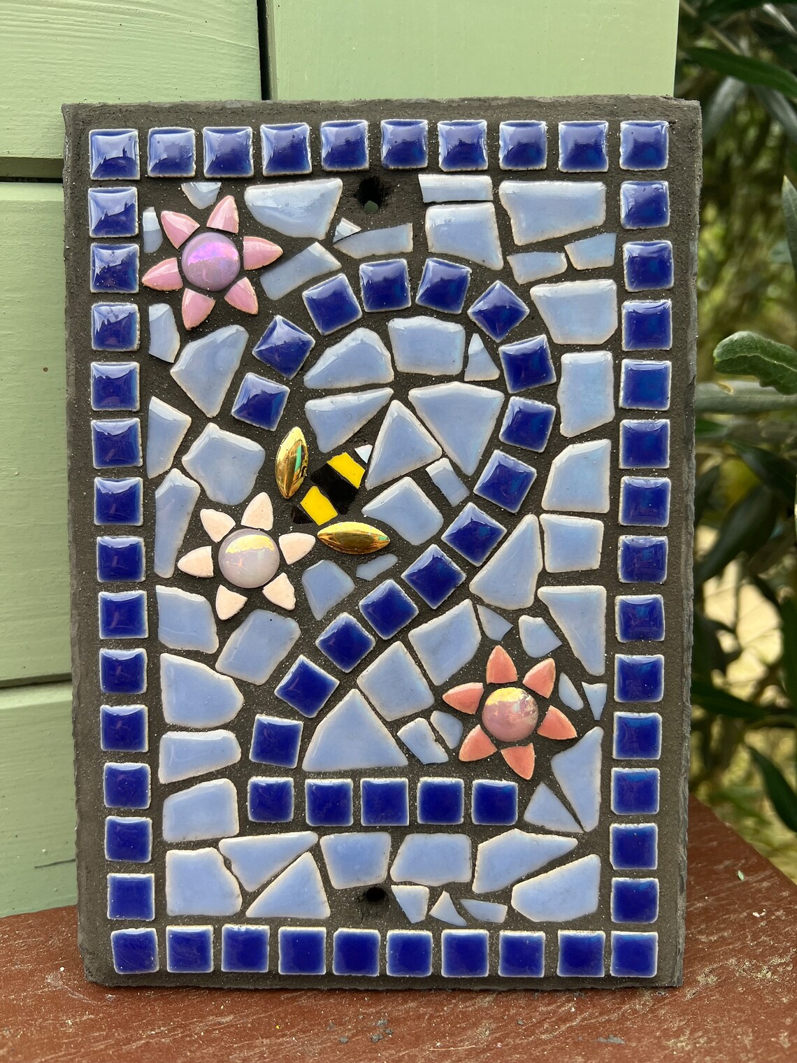 Floral House Number Mosaic Craft Kit - Etsy UK