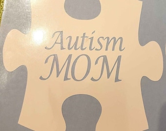 Autism Mom Car Svg - Etsy