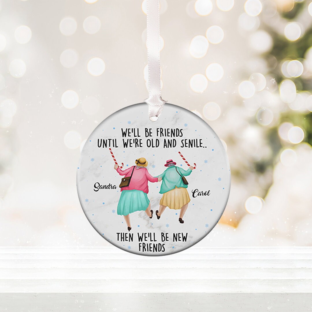Personalized Best Friend Ornament, Friendship Ornament, Best Friend ...