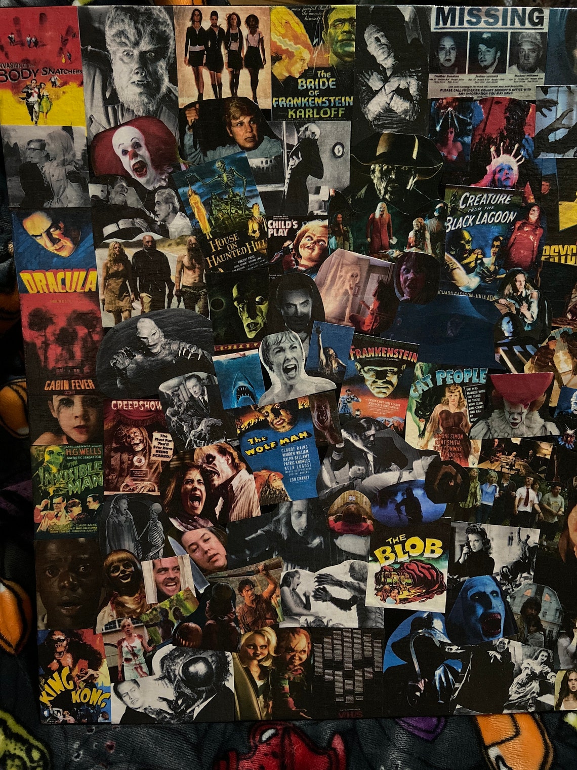 Horror Movie Collage Canvas - 1920 - 2019 - Etsy
