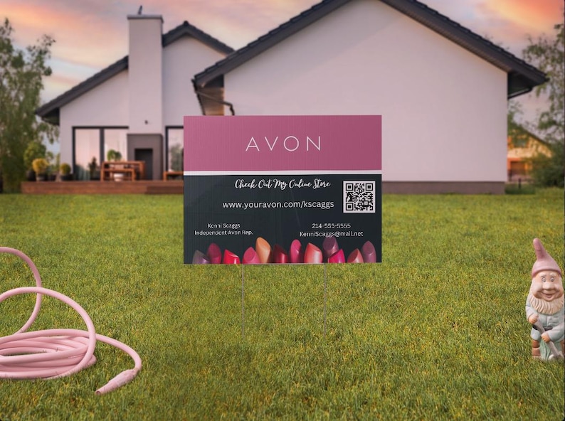 Avon Yard Sign – Bold + Fun Custom Lawn Sign | Printed & Shipped to ...