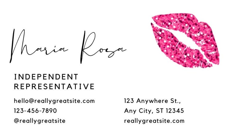 Avon Name Business Card - Etsy