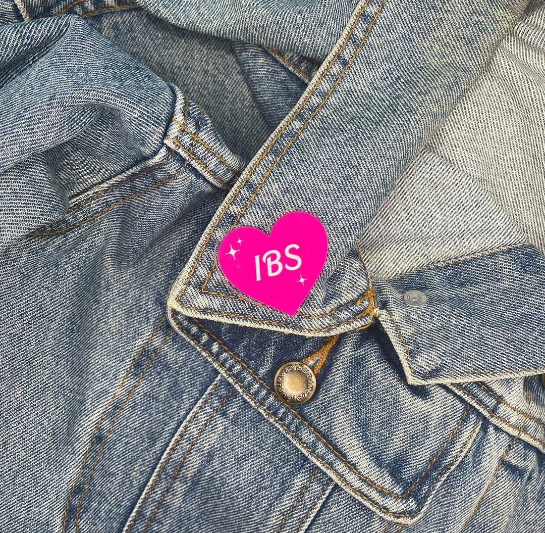 IBS Acrylic Pin | Funny Meme Barbiecore Girly Weirdcore Lovecore Pink ...