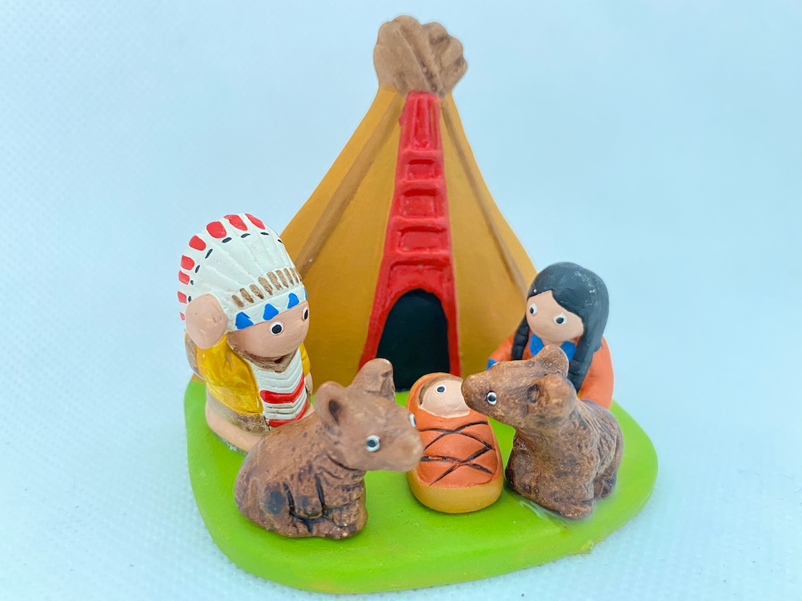 Native American Indian Nativity Scene. | Etsy