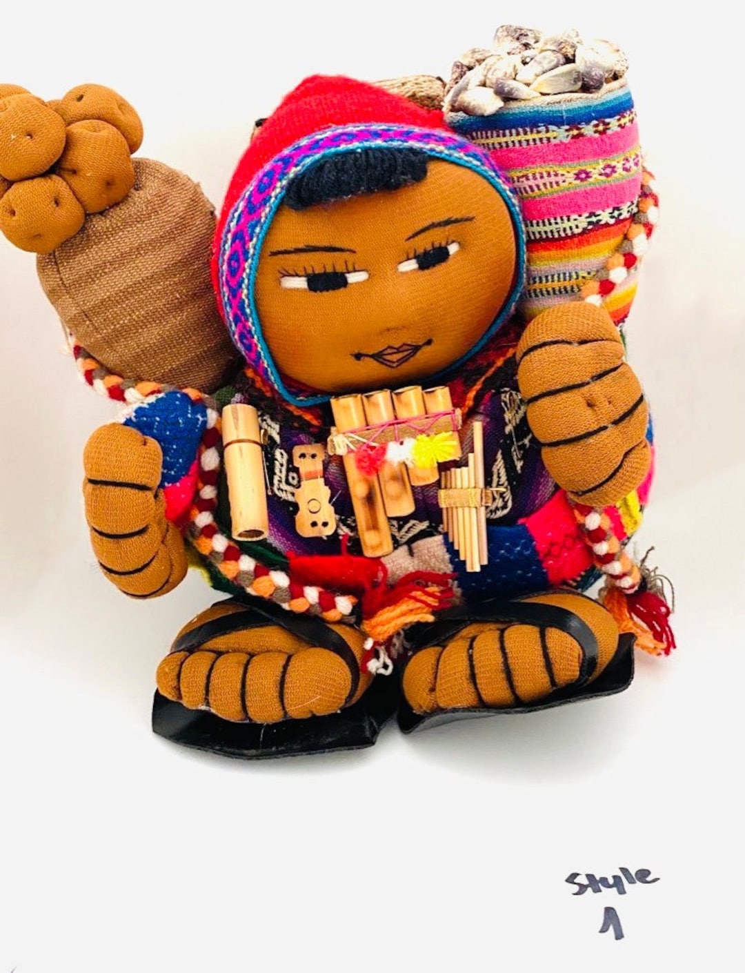 Magical Ekeko With Peruvian Manto 11x8x7 God of Abundance and ...