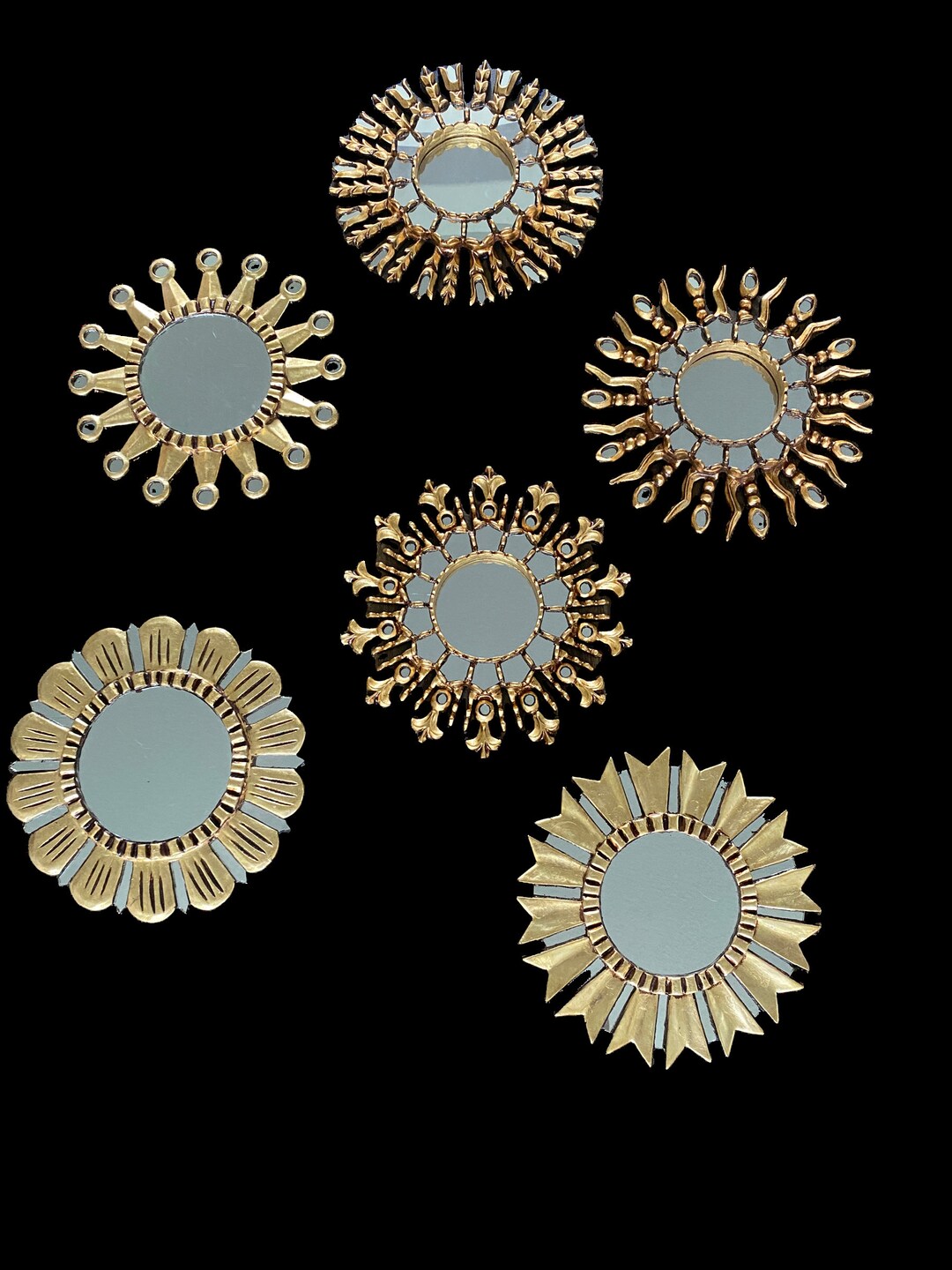 Peruvian Sunburst Mirror 12 Gold Home Decor, Wall Art - Etsy