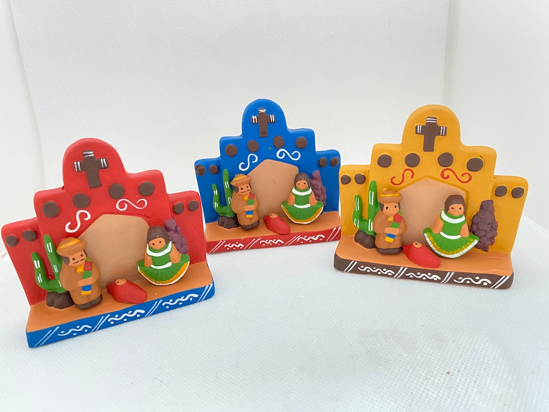 Alamo Nativity Scene Mexican Style Christmas Decor, Ornaments 1 Piece ...