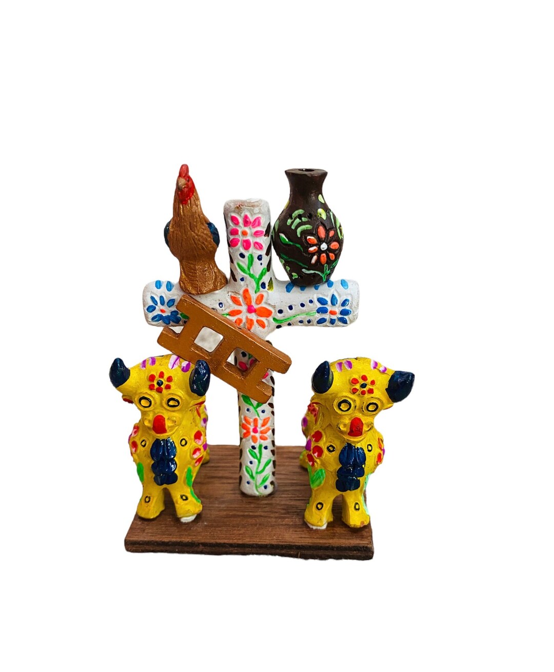 Pucara Bull, Pucara Bulls, Peruvian Crafts, Ceramics, Bulls With Ladder ...