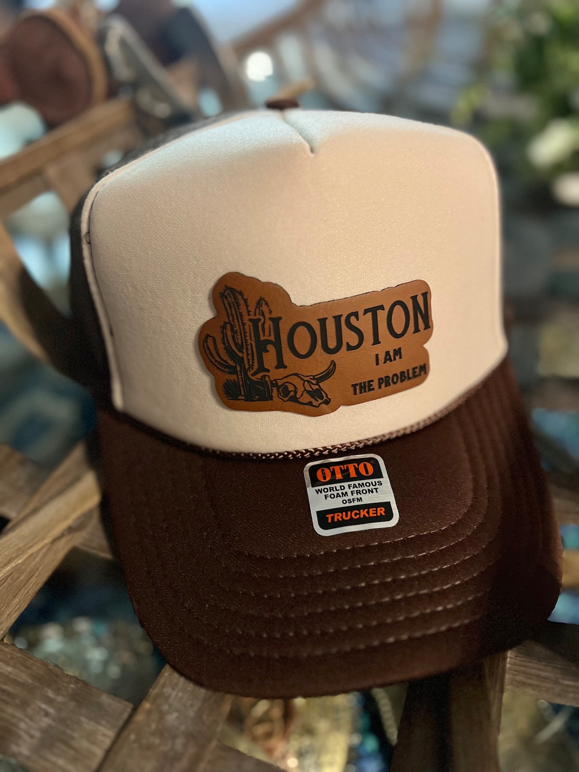 Houston I Am the Problem Otto Foam Trucker Hat - Etsy