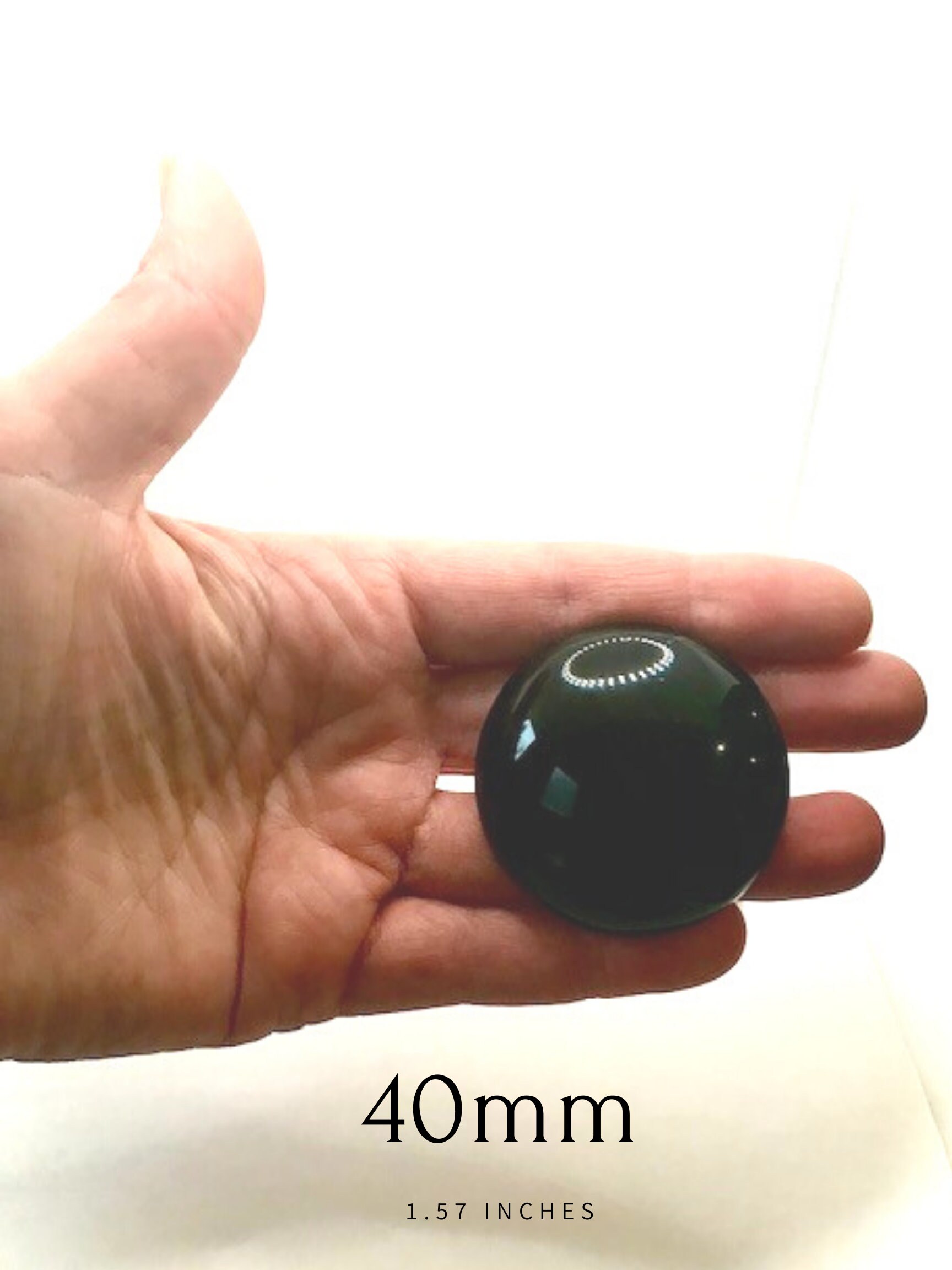 40mm Safety Eyes Extra Large Solid Black Round Craft Eyes - Etsy