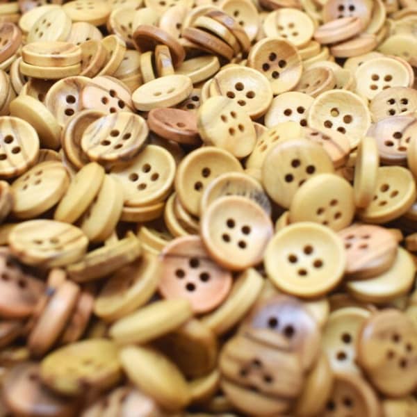 Wood Sweater Buttons - Etsy