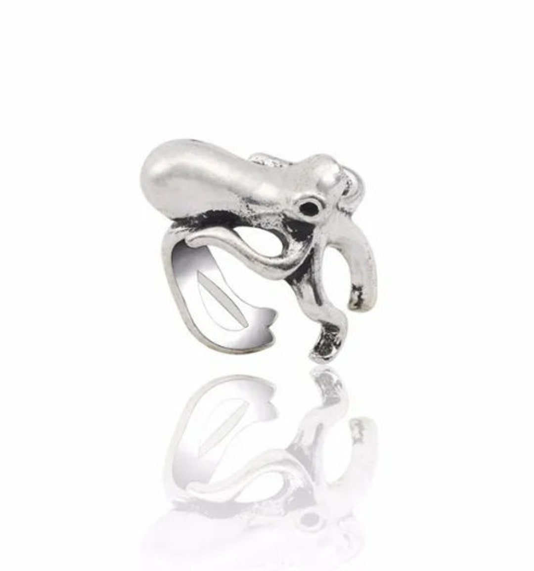 Yarn Tension Ring Squid Adjustable, Crochet Ring, Yarn Guide, Knuckle ...