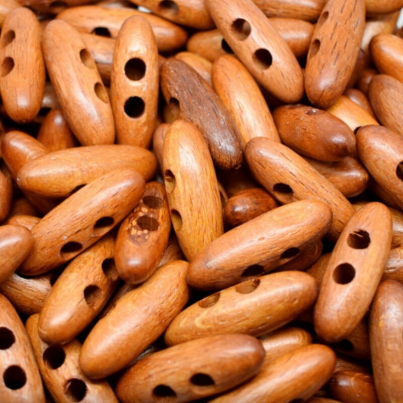 30mm Wood Buttons - Etsy