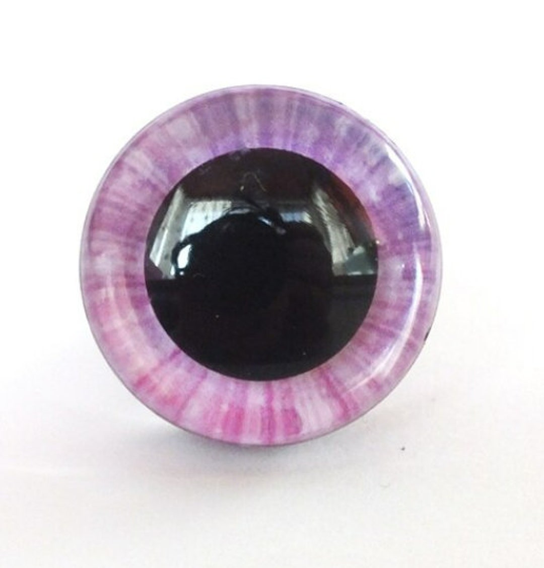 Purple Pink Iris 3D Style Trapezoid Safety Eyes and Washers - 6 Sizes ...