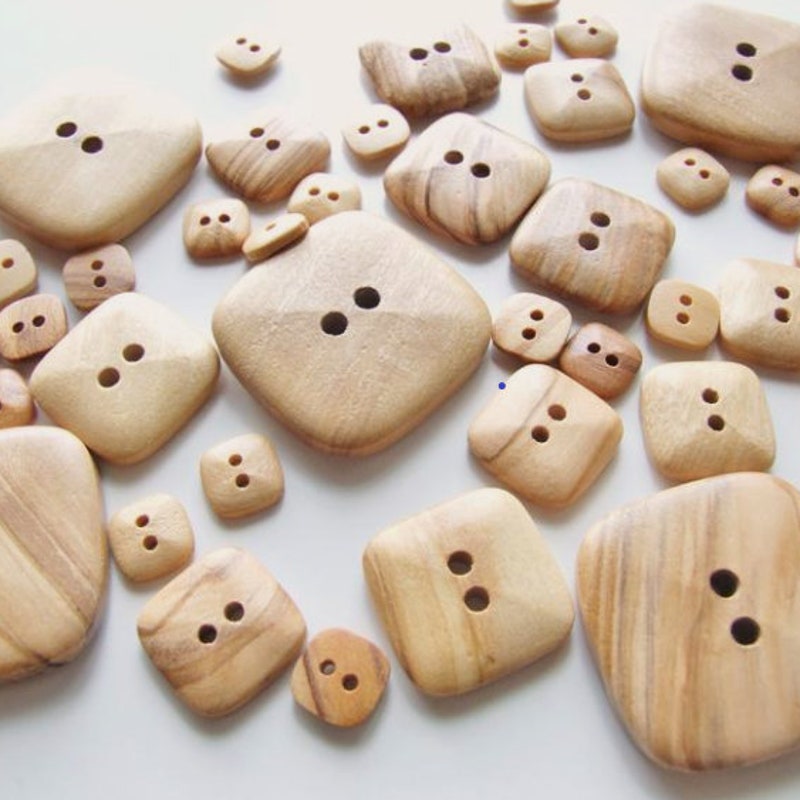 Square Buttons - Etsy