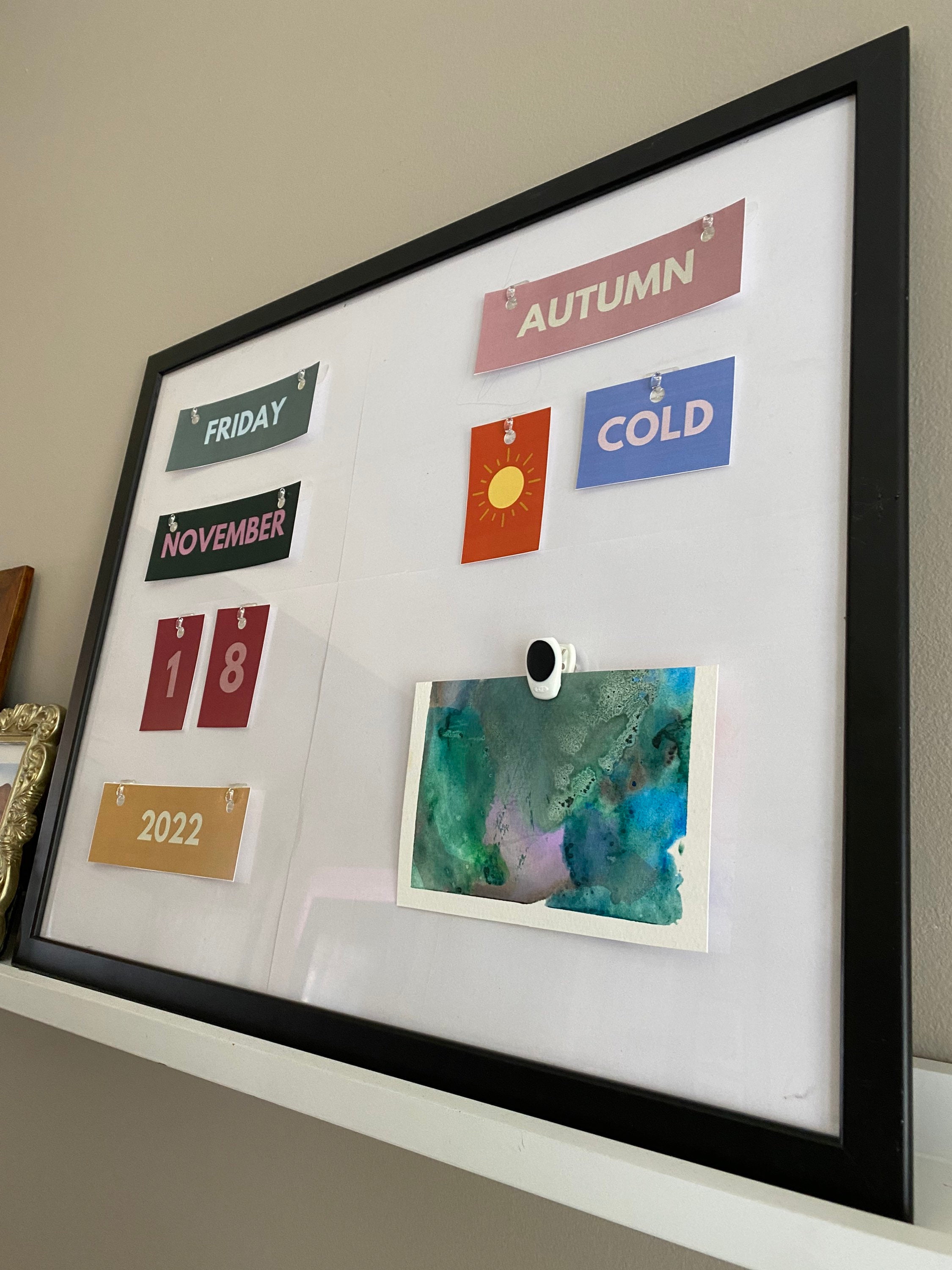 Modular Calendar PDF Printable DIY Calendar Morning Board Preschool ...