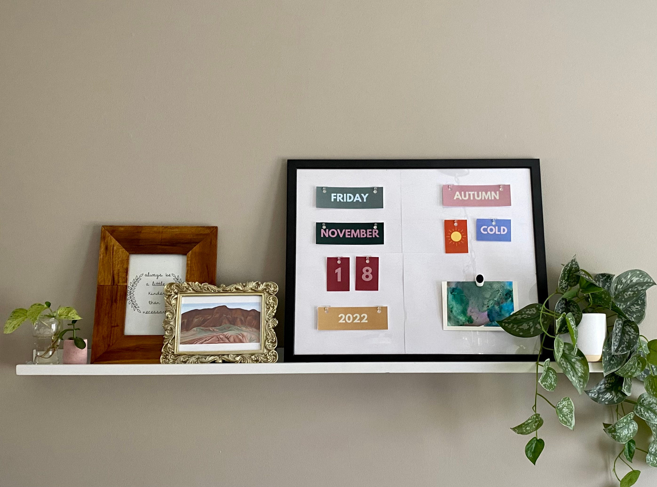 Modular Calendar PDF Printable DIY Calendar Morning Board Preschool ...